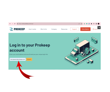 How to log in to Prokeep